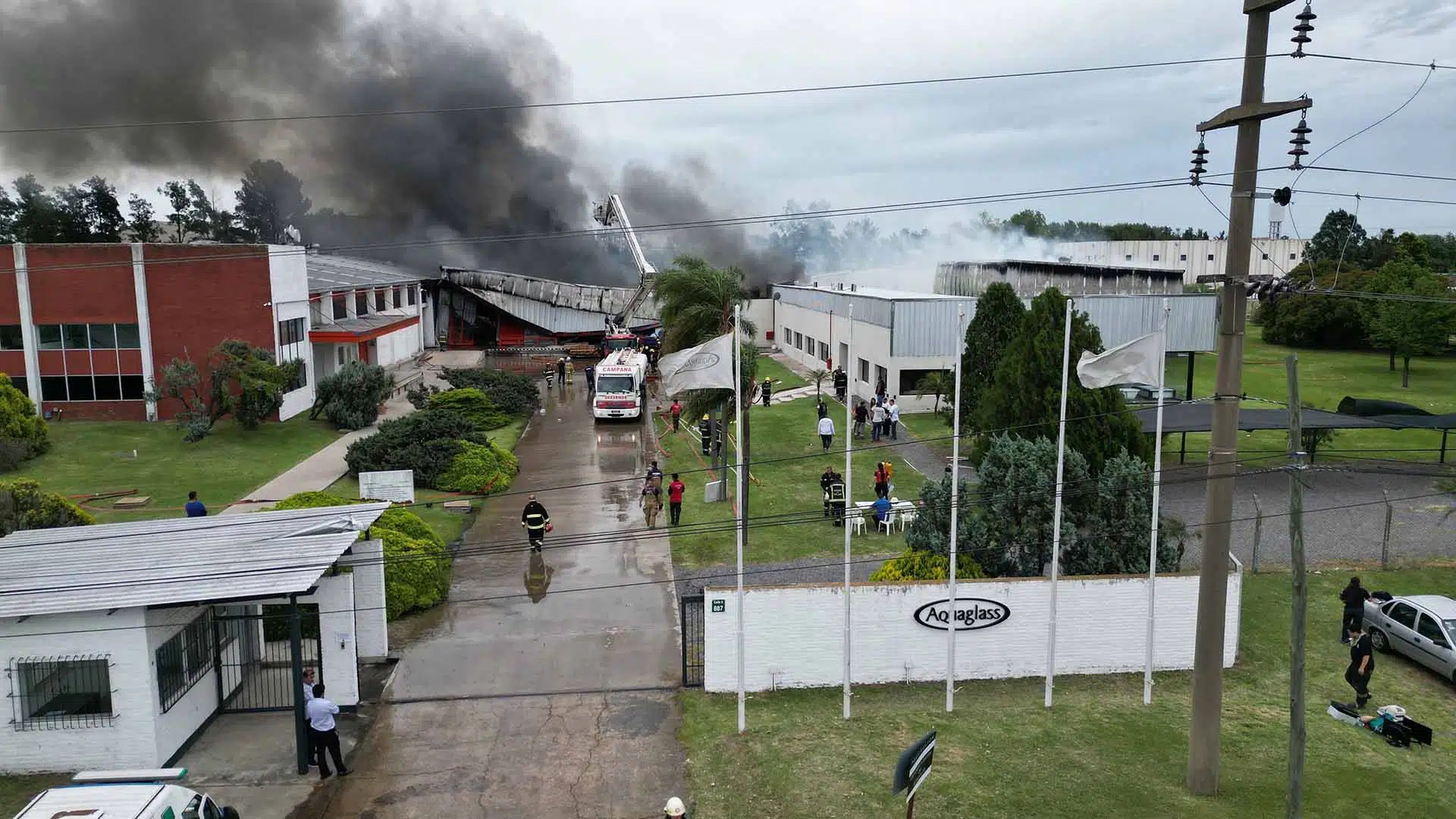 Incendio en una fábrica del Parque Industrial de Pilar | El Diario de Pilar
